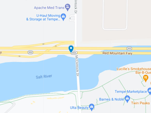 Loop 202 Shut After Dump Truck Overturns, Spills Cargo