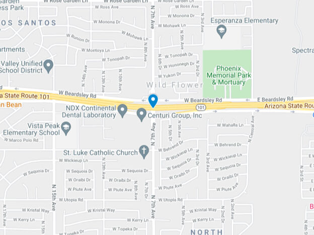 North Phoenix Crash on Loop 101 Blocks HOV Lane